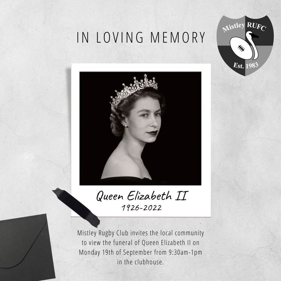 HM The Queen | Mistley RUFC, Essex